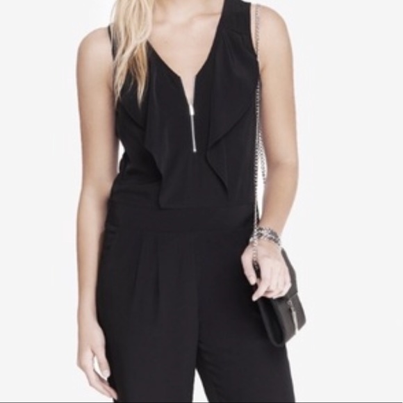 Express | Pants & Jumpsuits | Hp Express Black Jumpsuit | Poshmark